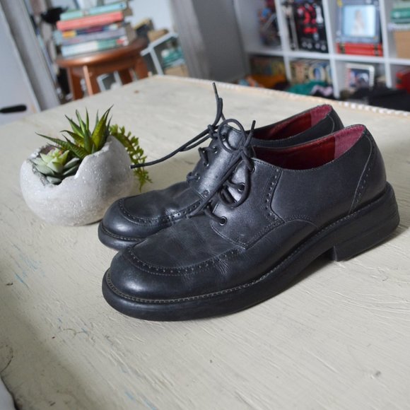 Nine West | Shoes | Vintage Nine West Black Leather Brogue Shoes | Poshmark